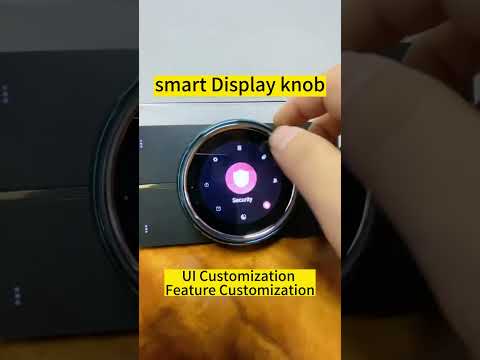 with Control Knob,Round OLED with Knob,Knob HMI,hmi control knob,Round Knob Switch Display,smartknob