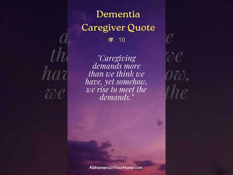 Caregivers' Compassion: Quotes of Strength in Dementia's Storm (10) #shorts #dementiasupport