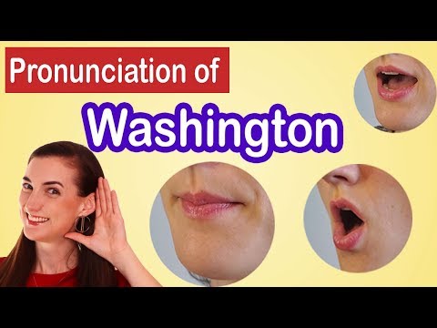 How to pronounce Washington, American English Pronunciation Lesson