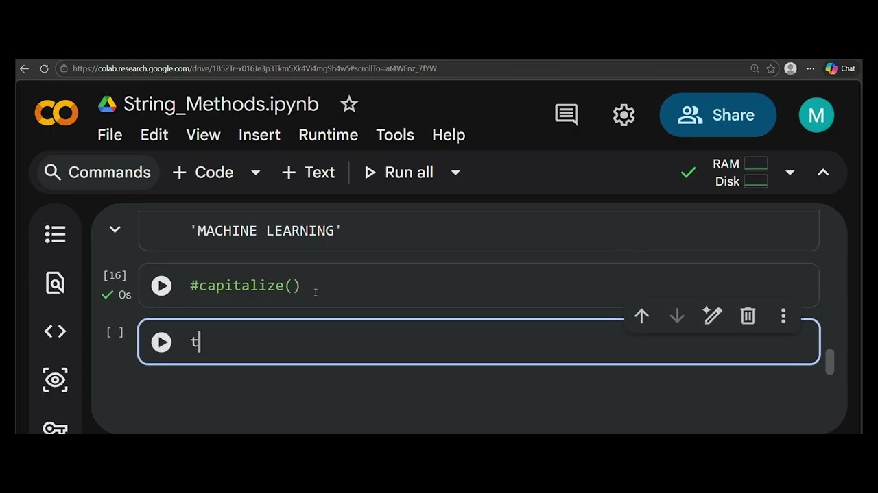 Python Datatypes | String Methods part 2 | Machine Learning For Beginners