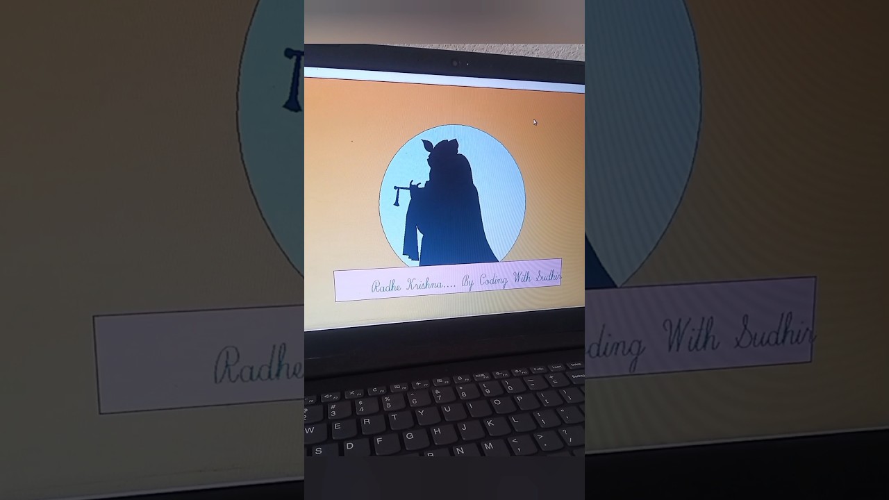 Radha Krishna drawing using python code #codingshortvideo #code #viralvideos
