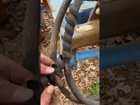 hydraulic hose protective sleeve spiral guard hose protector #shorts #tutorial #practical #manual