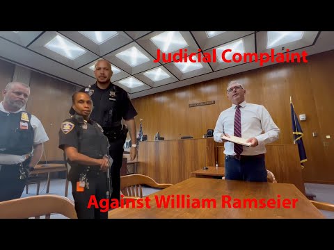 William F Ramseier Judicial Complaint New York State Commission on Judicial Conduct ethics complaint
