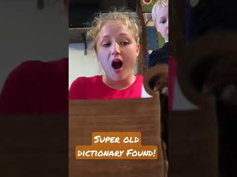 Super Old Dictionary Found Behind Wall! Forgotten Treasure Hunt!