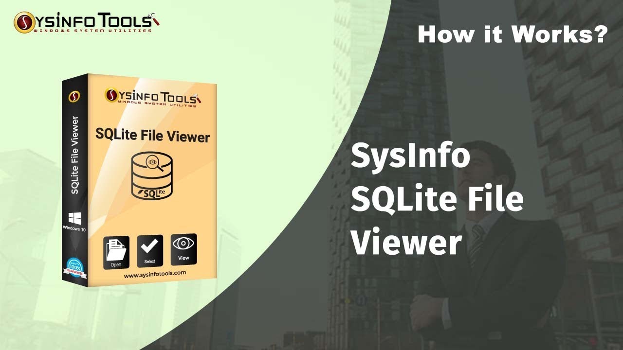 How to Open & Read SQLite Database file of SQLite3 With SysInfo SQLite Viewer