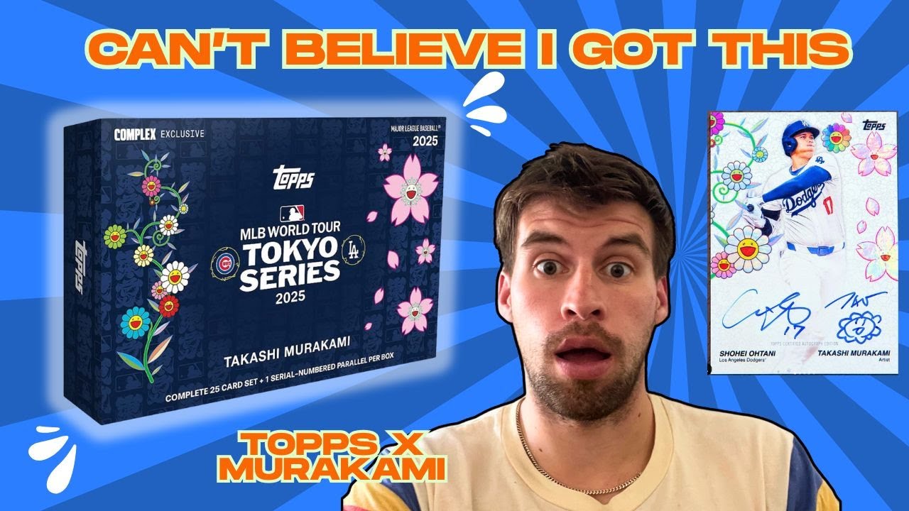 I OPENED THE SUPER RARE TOPPS X MURAKAMI MLB TOKYO SERIES BOX  | $600 Per Box