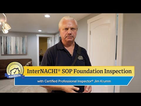 How to Perform a Foundation Inspection According to the InterNACHI® SOP