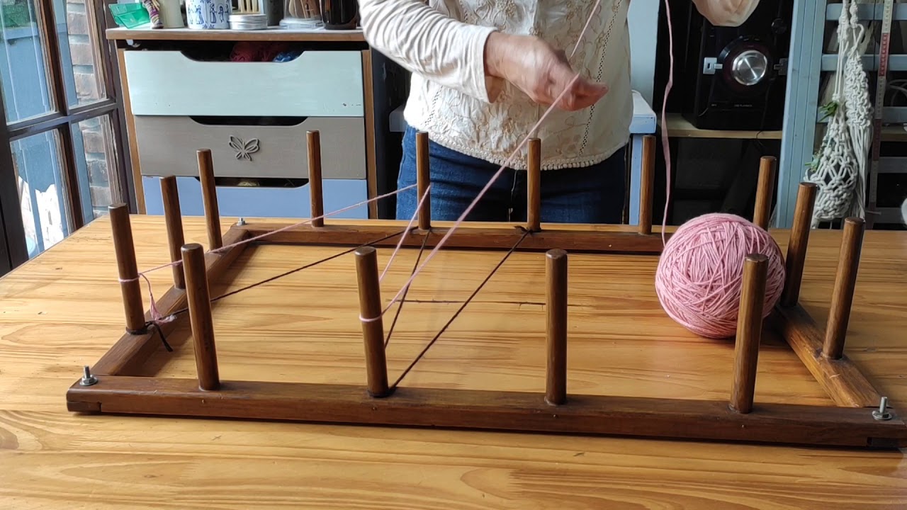 Telar María, cómo urdir con urdidor
