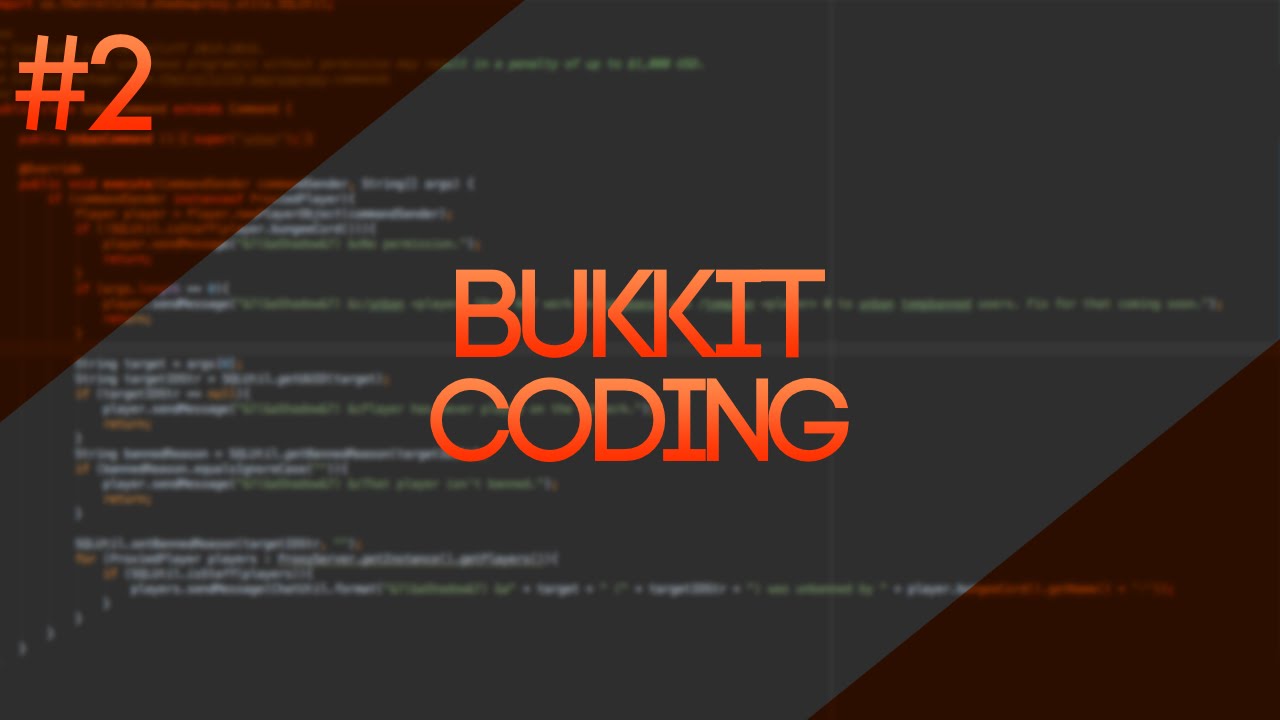 Bukkit Coding: Episode 2 - Custom Inventory