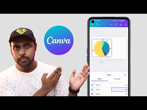 Create Pie Chart in 1 Minutes with Canva Mobile!
