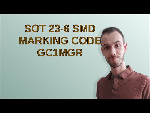 Electronics: SOT 23-6 SMD marking code GC1MGR