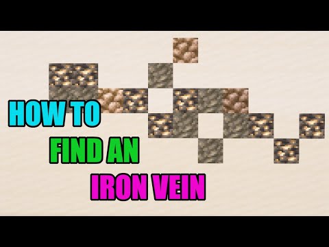 How to find an IRON VEIN - Minecraft Quick Guide