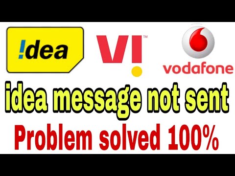 vodafone idea sms failed solution! vi sms not sending! idea message not sent