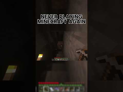 Minecraft Cave Horror Project is VERY scary #minecraft