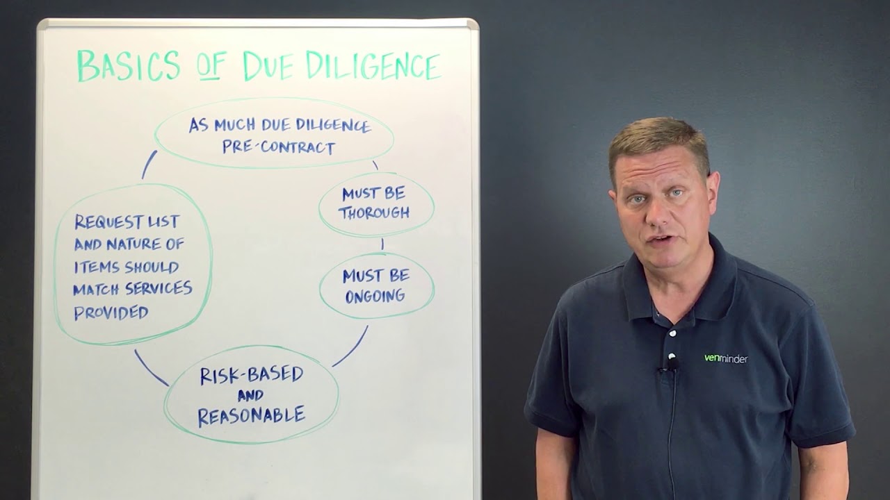 Third Party Thursday Video: Basics of Vendor Due Diligence