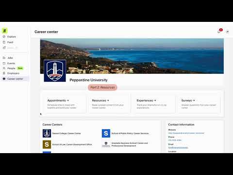 GSEP Career Services Handshake How to Navigate the Career Center