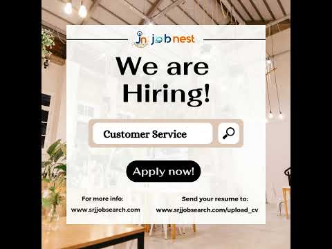 We Are Hiring! | Customer Service Jobs | Apply Now!