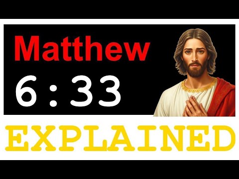 Matthew 6:33 - What Does Seek First the Kingdom Truly Mean? | Bible Verse Explained