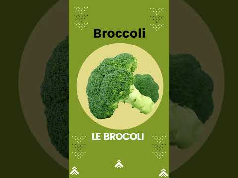 Broccoli in French - le brocoli #french #shorts #trending #ytshorts Legumes