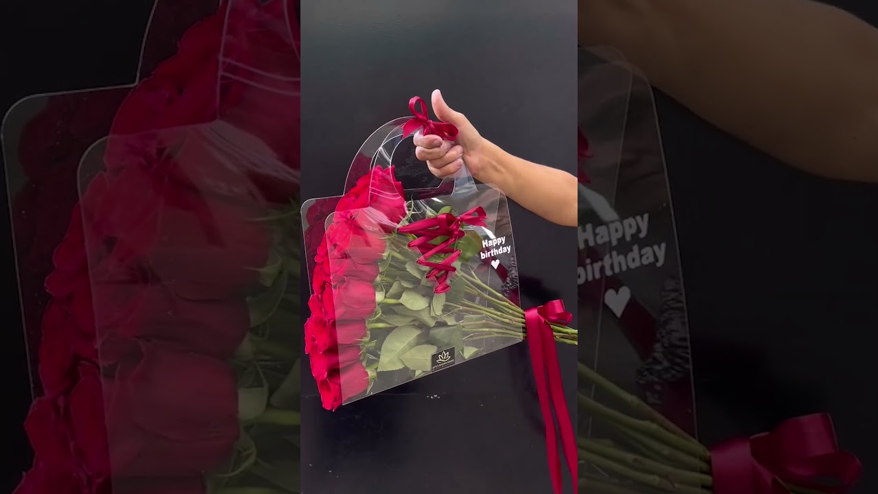 Transparent Flower Bag