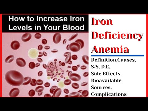 Iron Deficiency Anemia- Definition, Causes, Symptoms, Diagnosis, Treatment | What is IDA?