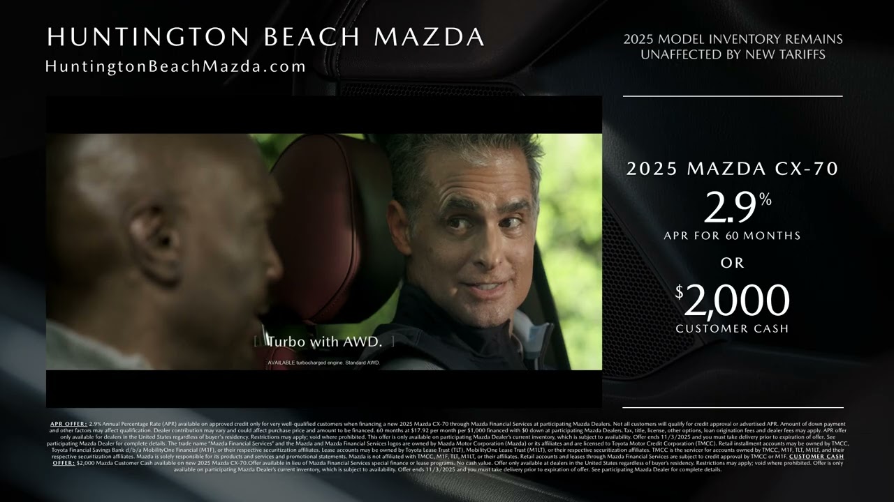 2025 Mazda CX-70 | Turbocharged Confidence with AWD | Huntington Beach Mazda