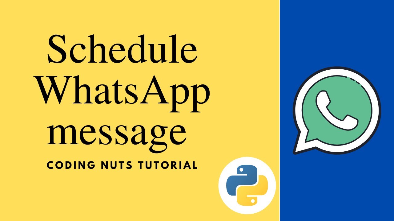 Schedule WhatsApp Message | Python Tricks | Schedule WhatsApp message using python