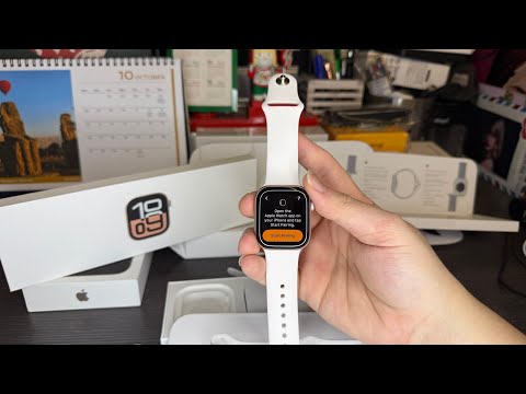 Apple Watch Series 10 42mm GPS with Light Blush Sport Band Unboxing (Rose Gold Aluminium Case)