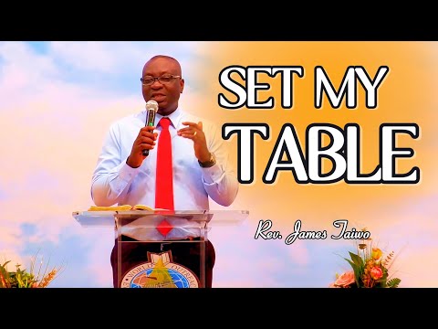 YOU SET MY TABLE - Inspirational Quotes & Articles
