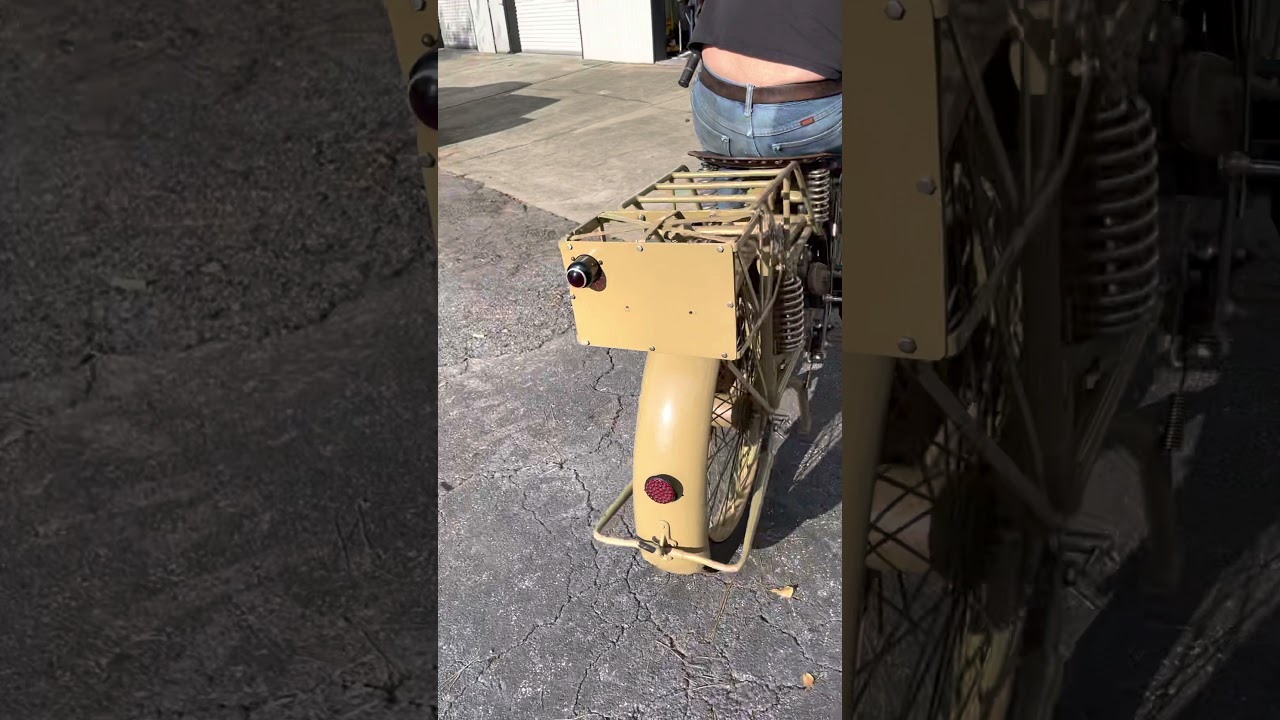 1923 matchless 1000cc V-Twin running