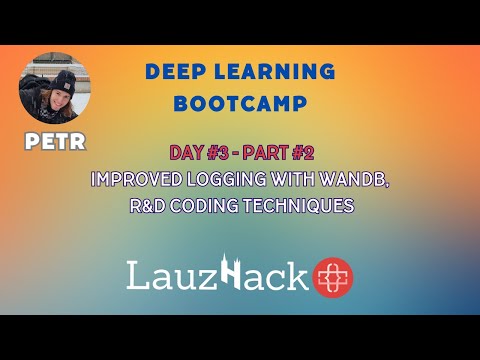 Improved Logging with WandB, R&D Coding Techniques