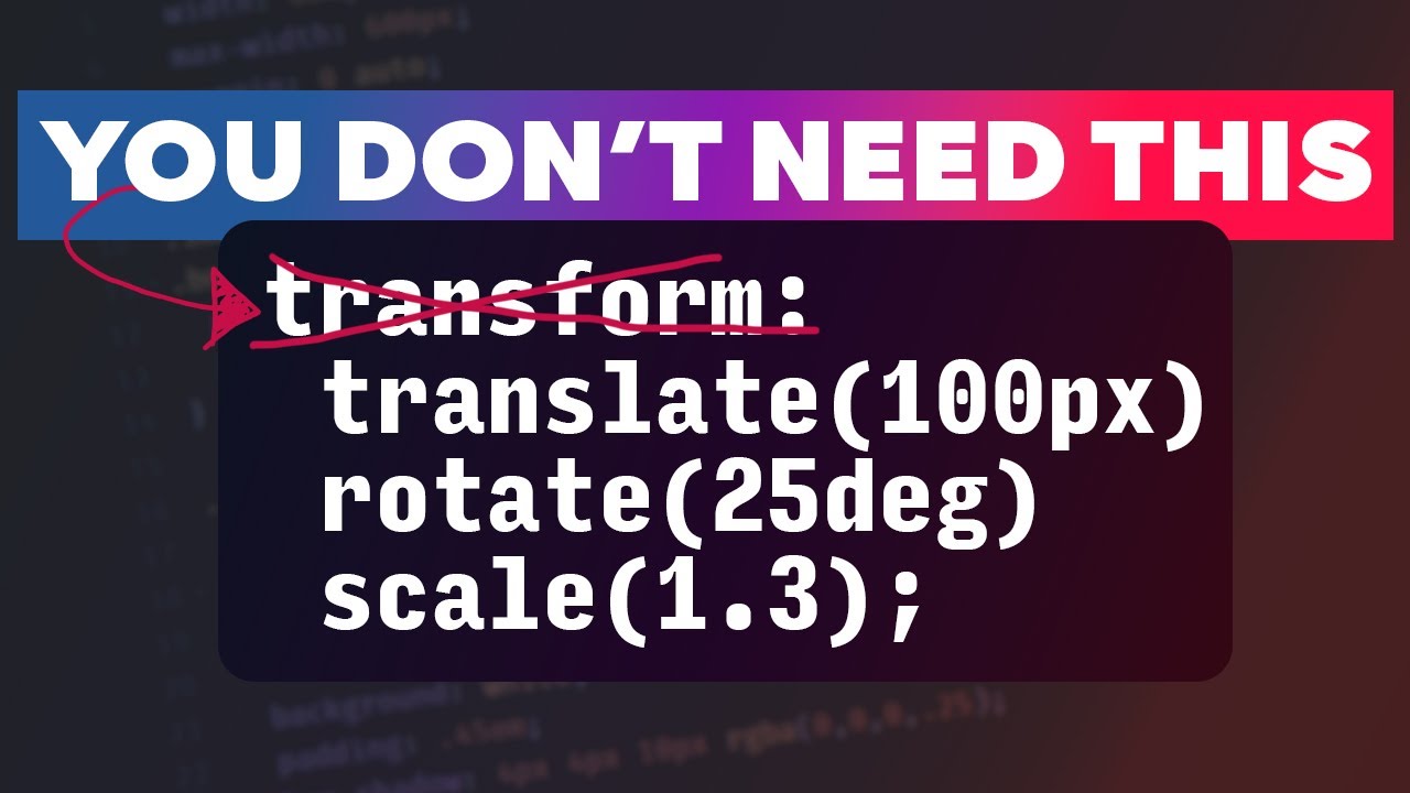 A new way to do CSS transforms!