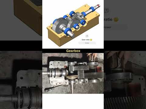 Helical bevel gearbox working principle #mechanical #cement #maintenance #elecon