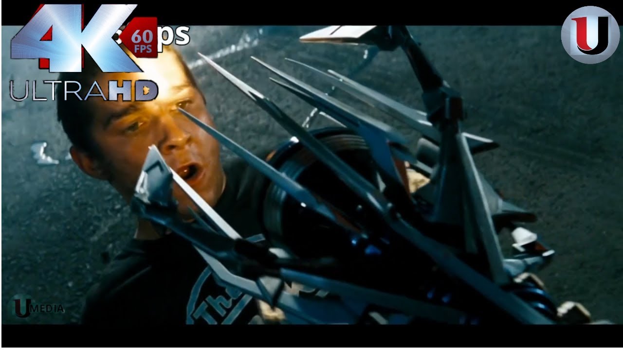 Transformers 2007 Bumblebee vs  Barricade Movie Clip Blu ray (FULL HD)