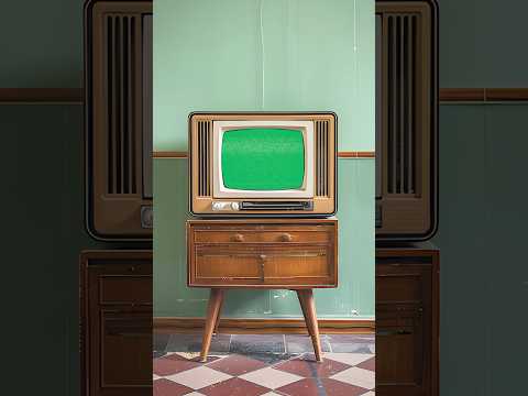 I Made the World's Cheapest Retro TV Effect #greenscreen #retrotv #vintagetv