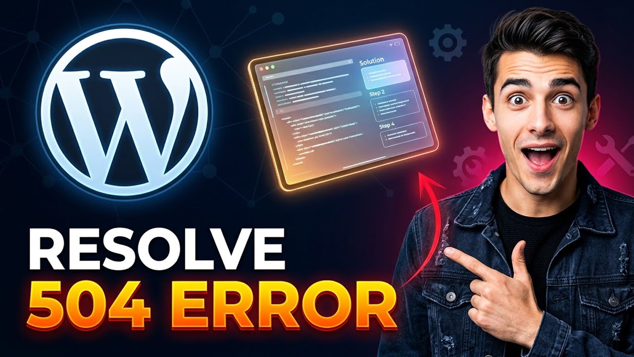 How to fix 504 gateway timeout error in WordPress (Easiest Way)(2026 Guide)