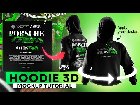 How to Make a 3D Hoodie Mockup | FULL TUTORIAL