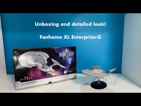Fanhome Star Trek Starships Collection - XL U.S.S. Enterprise NCC-1701-G Unboxing and Detailed Look!