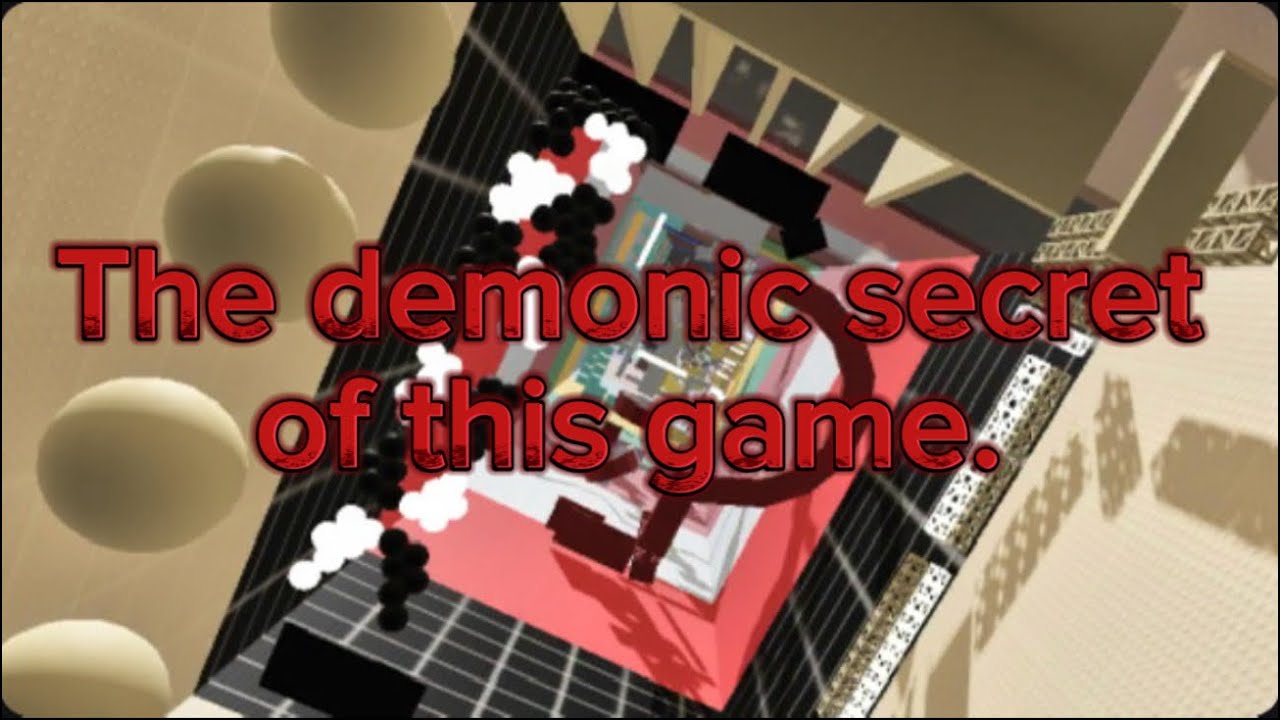 The demonic secret of Tower Troll - Free Slap. #roblox