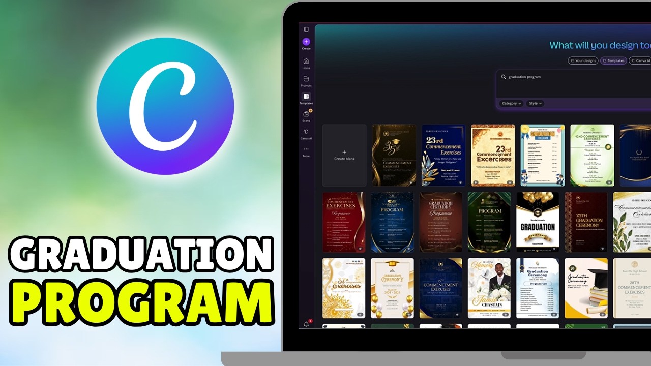 How To Make Graduation Program In Canva (2026) - Full Guide