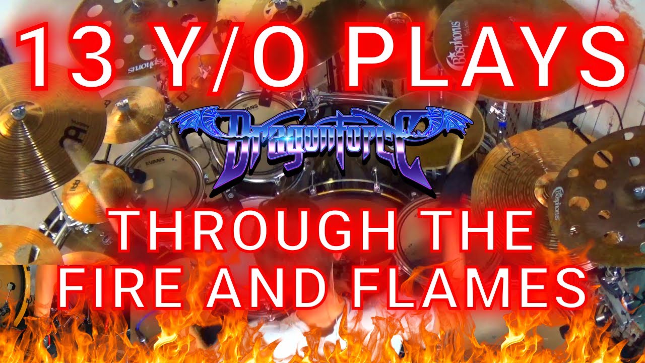 DragonForce - Through The Fire And Flames Drum Cover