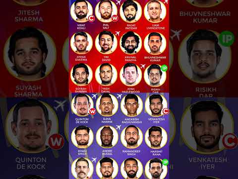 RCB vs KKR Playing 11 | IPL 2025 Match 58 | Royal Challengers Bangalore vs KKR Preview 🔥🏏