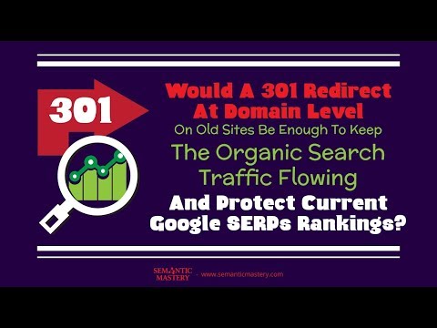 Would A 301 Redirect At Domain Level On Old Sites Be Enough To Keep The ...