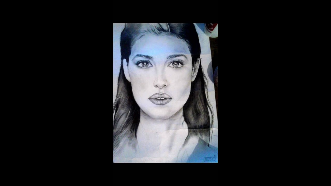 @monica bellucci by painter mariam verulashvili