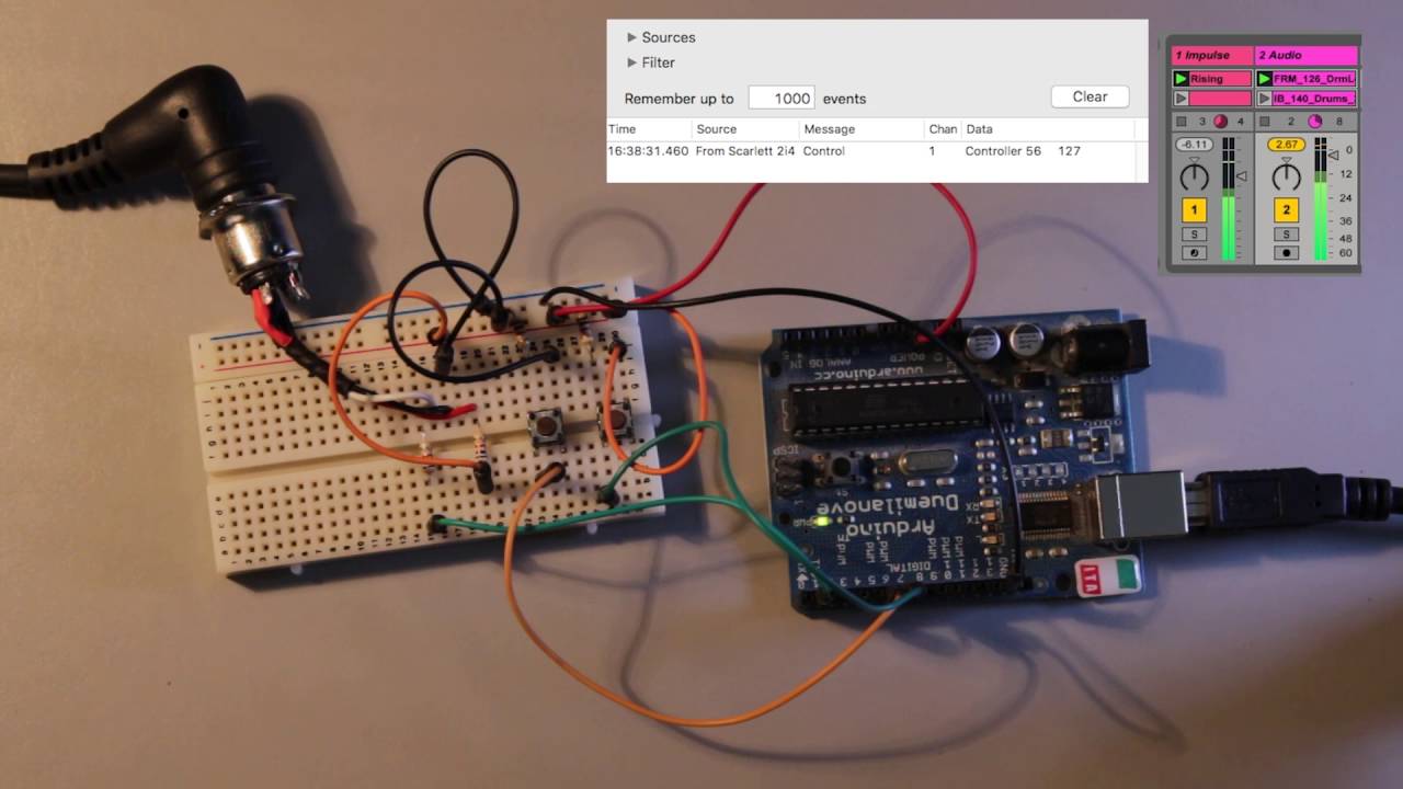 Fabrica tu propio controlador MIDI con Arduino - Electrogeek