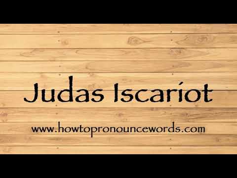 How To Pronounce Judas Iscariot ? How To say Judas Iscariot New Video