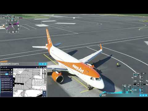 Microsoft Flight Simulator - Learning how to use airport charts - Newcastle to Belfast Full Flight