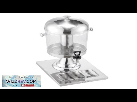 Drink Dispenser 2.1 Gal Beverage Dispenser for Parties with Spigot Tray Review