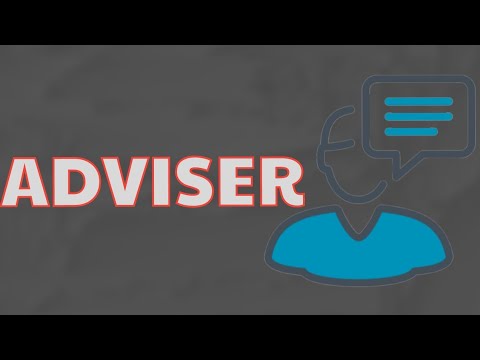 What Does ADVISER Means || Meanings And Definitions With Example in ENGLISH .