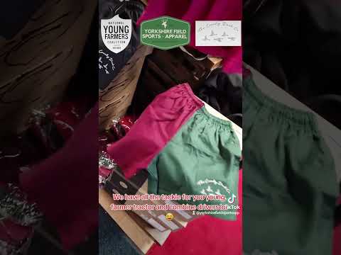 Young farmer clothing shorts V12 boots 1/4 zip tops #yorkshire #yorkshirefieldsportsapparel #fashion